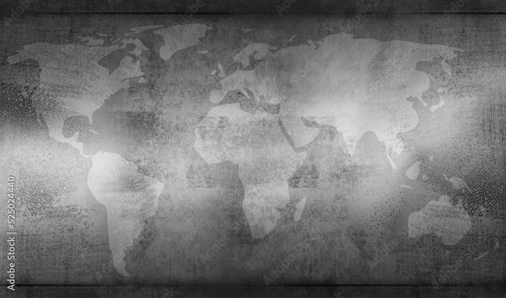 Ancient World Map Rough paper texture with grunge and dust high quality ...