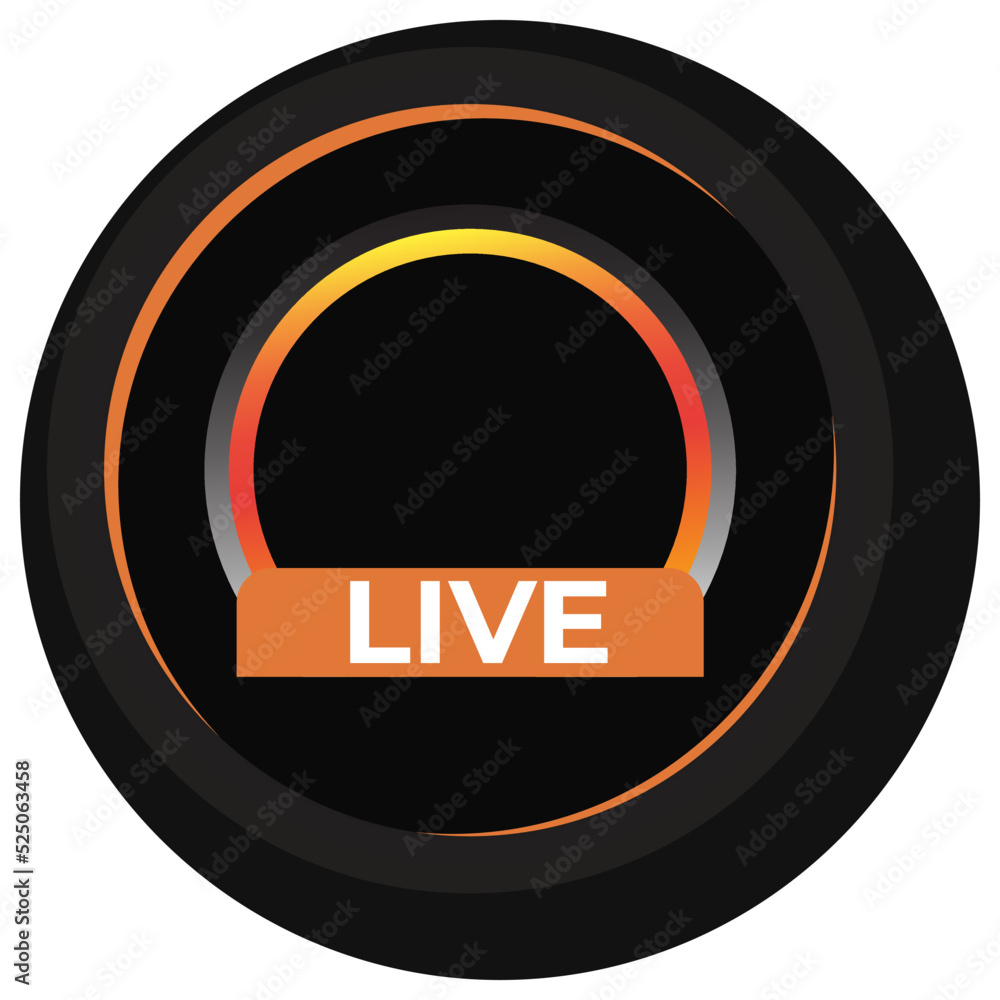 Social media icon avatar frame, Live stories user video streaming ...