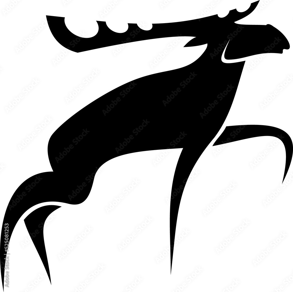 Satanic goat isolated gothic animal Stock Illustration | Adobe Stock