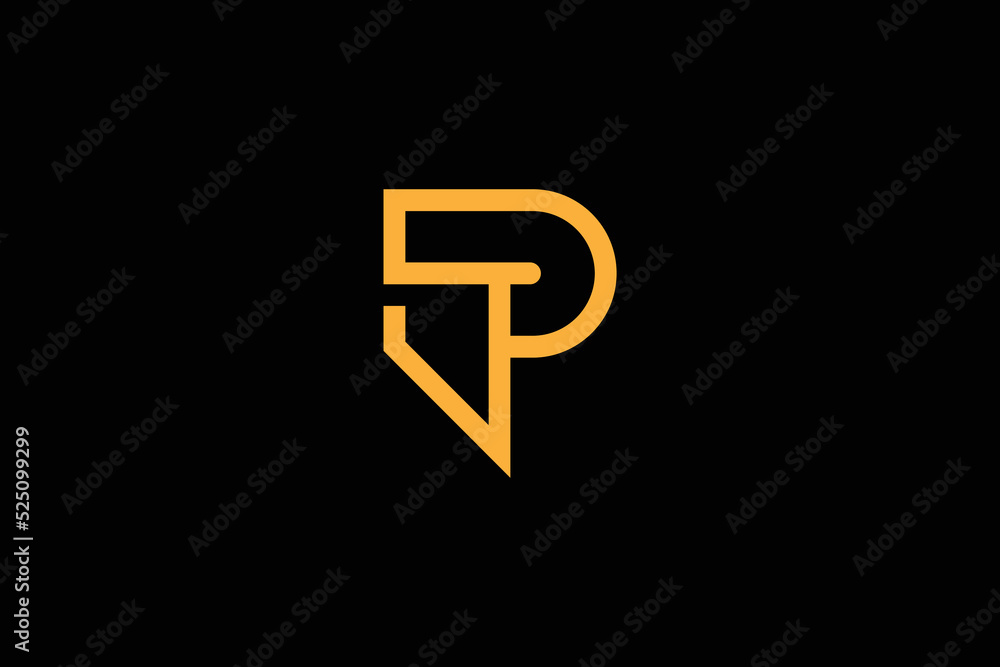 Minimal JP logo. Icon of a PJ letter on a luxury background. Logo idea ...