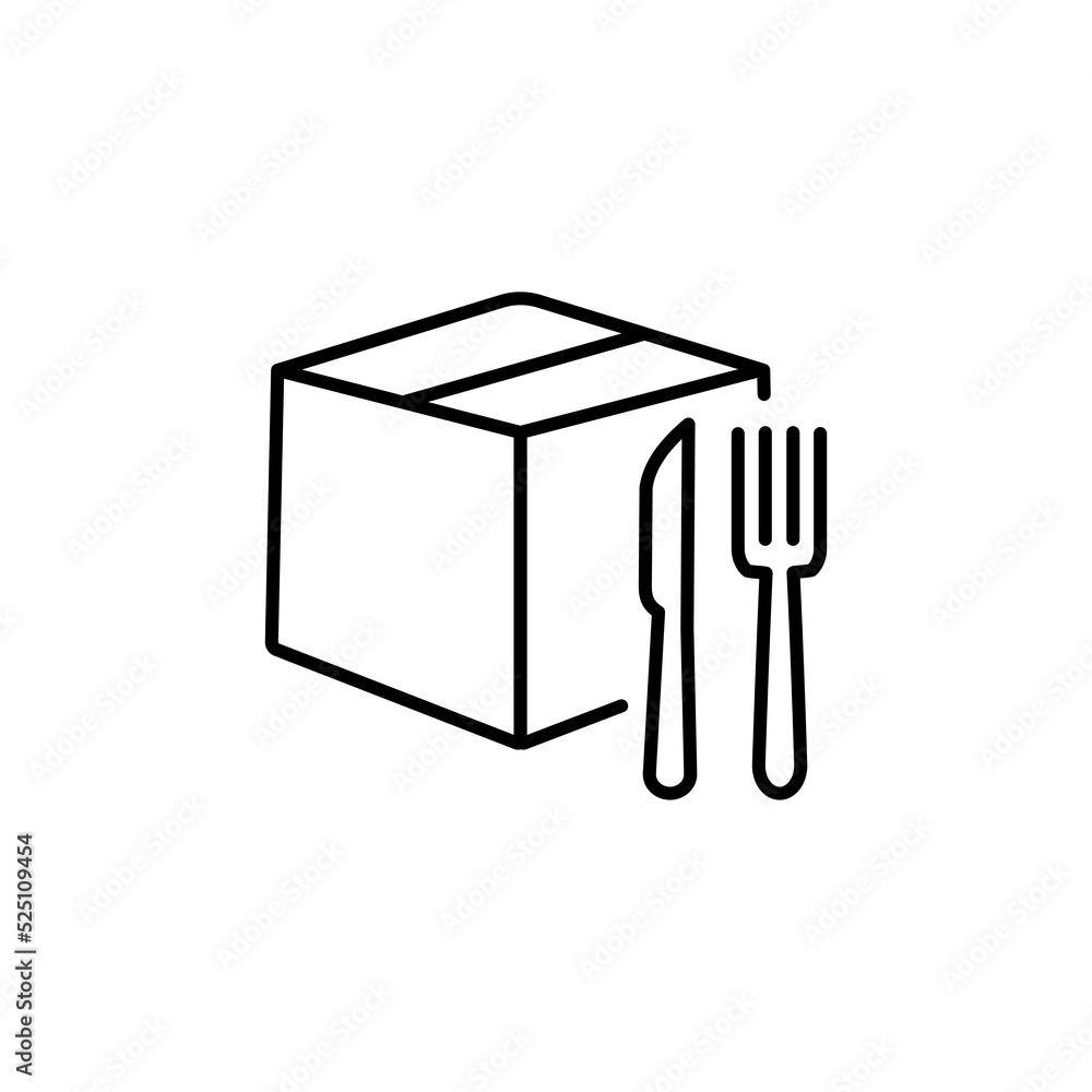 Transparent food box icon png, vector illustration of an food box icon ...