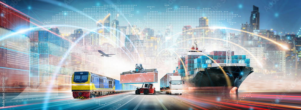 Global Business Network Distribution and Technology Digital Future of ...