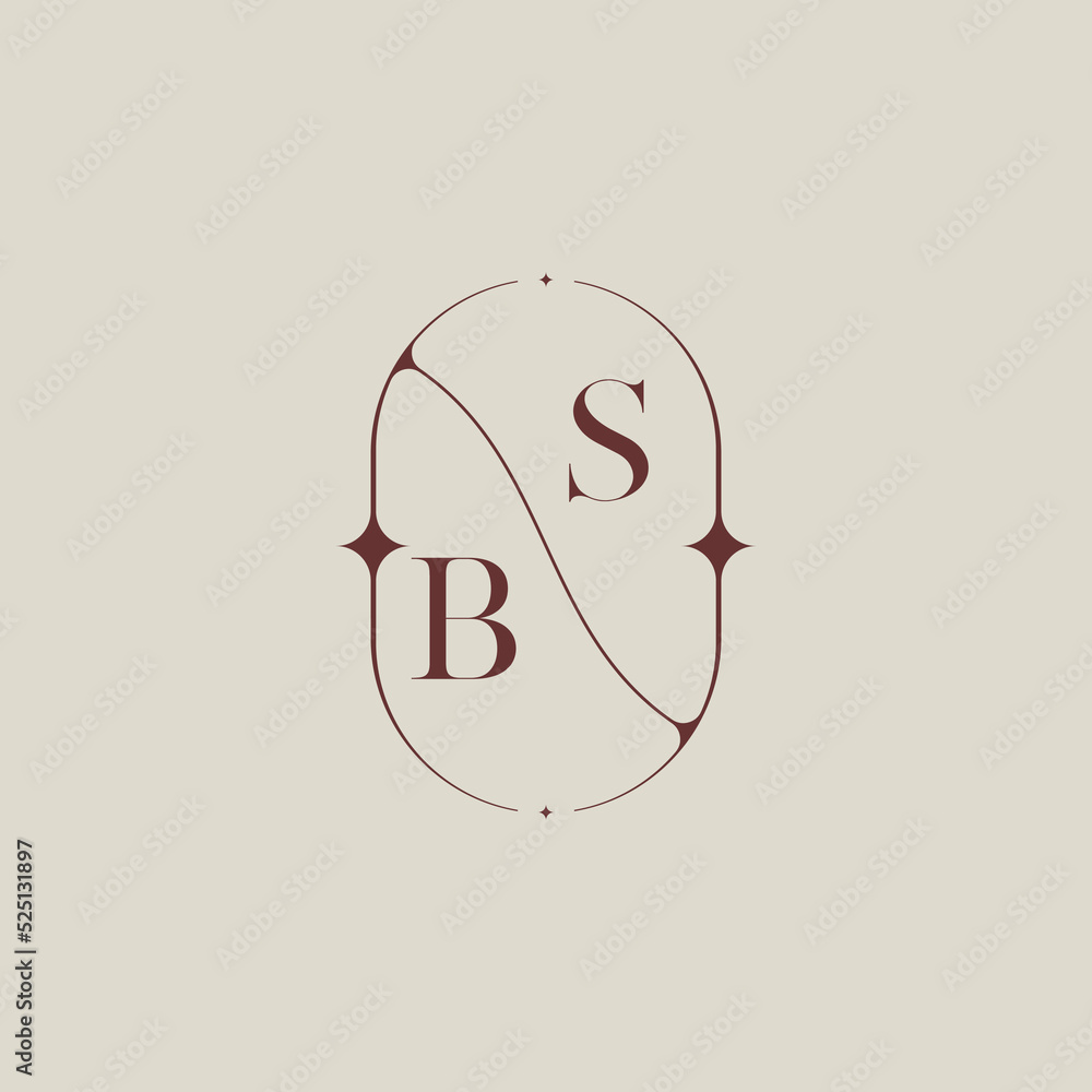 BS classic and unique wedding logo initial logo design which is good ...