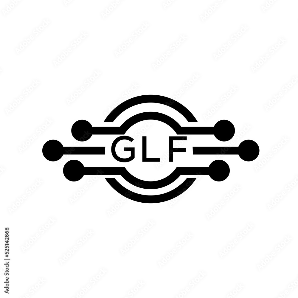GLF letter logo. GLF best white background vector image. GLF Monogram ...