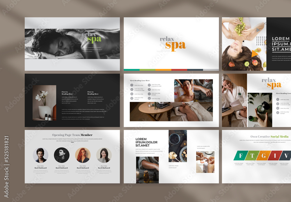 Presentation Layout Stock Template | Adobe Stock
