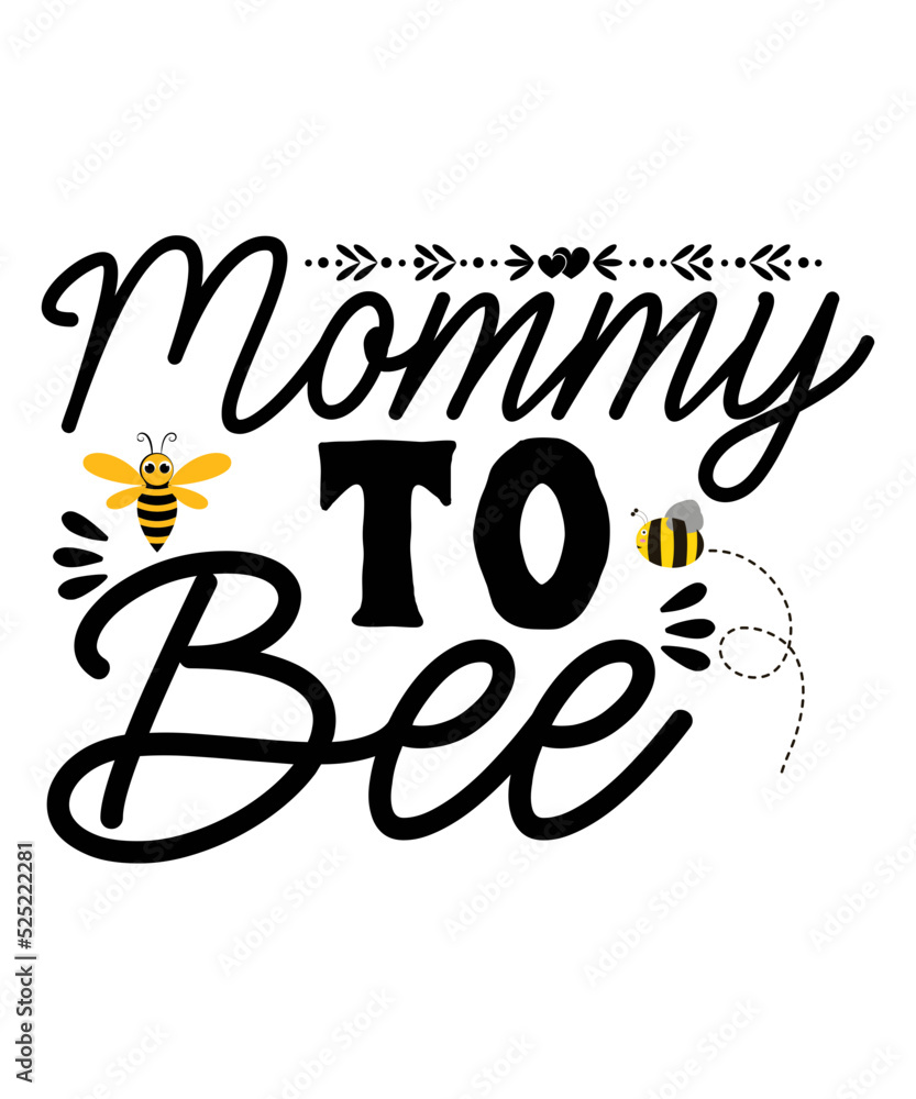 Plakat Bee SVG Bundle, Bee Kind Svg, Bee Happpy Svg, Bee Svg, Bee ...