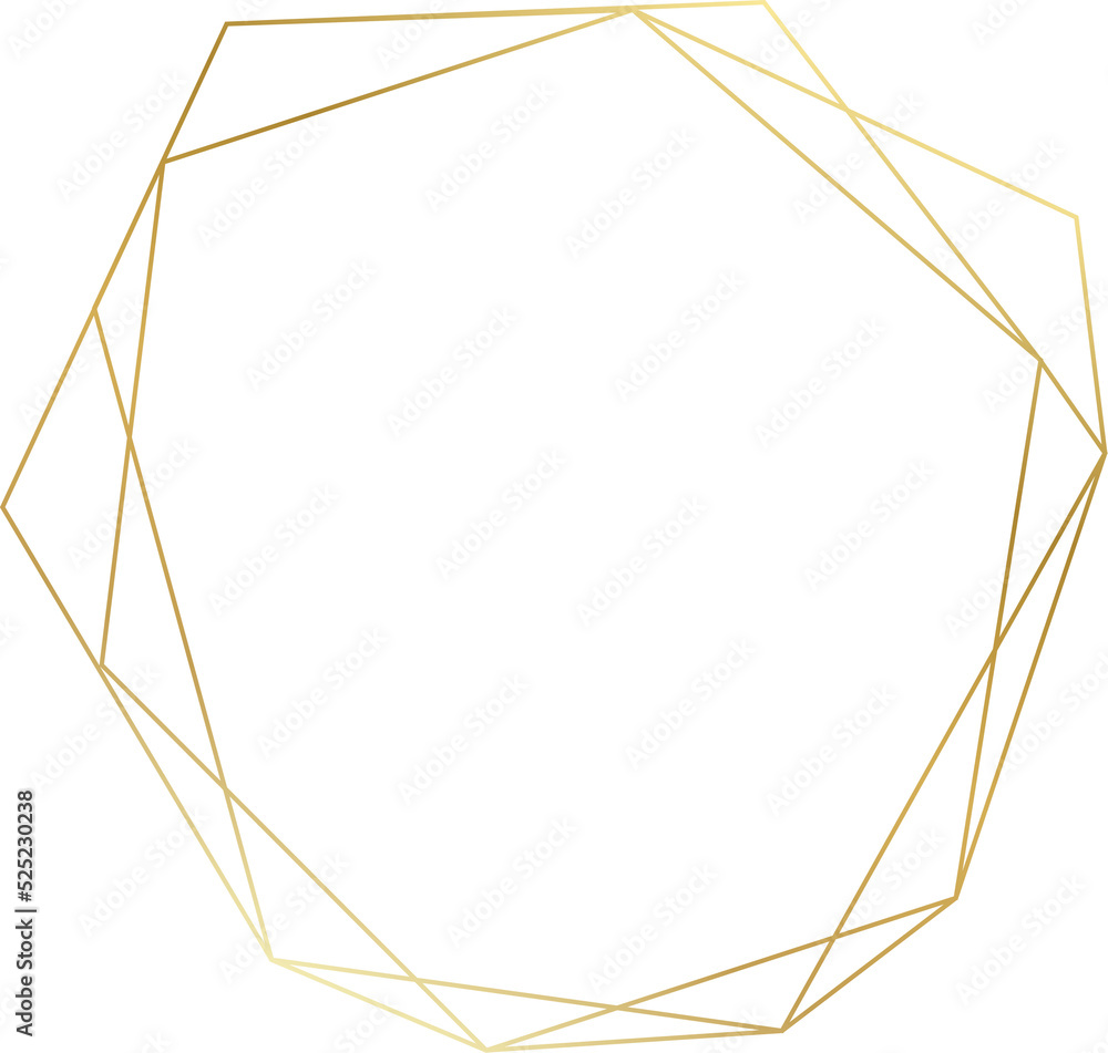 Luxury Wedding Invitation Gold Frame Stock Illustration | Adobe Stock