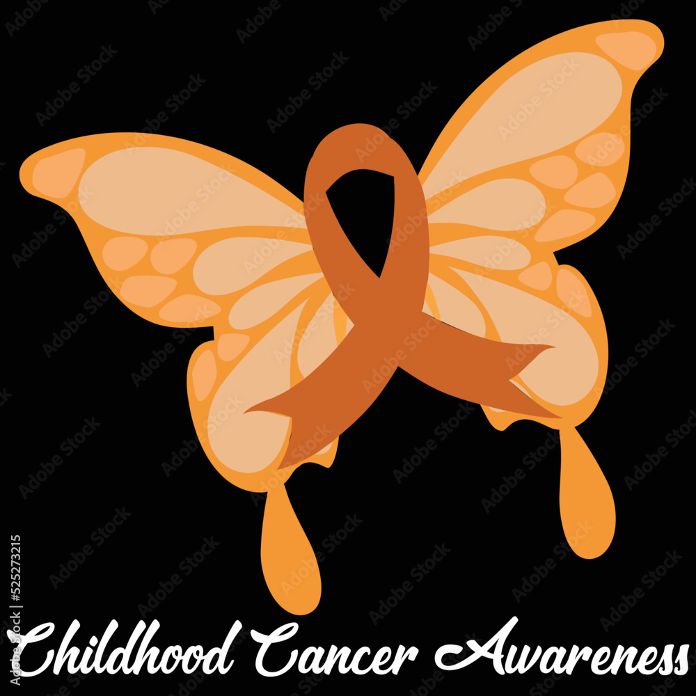 childhood cancer awareness, childhood awareness shirt print template ...