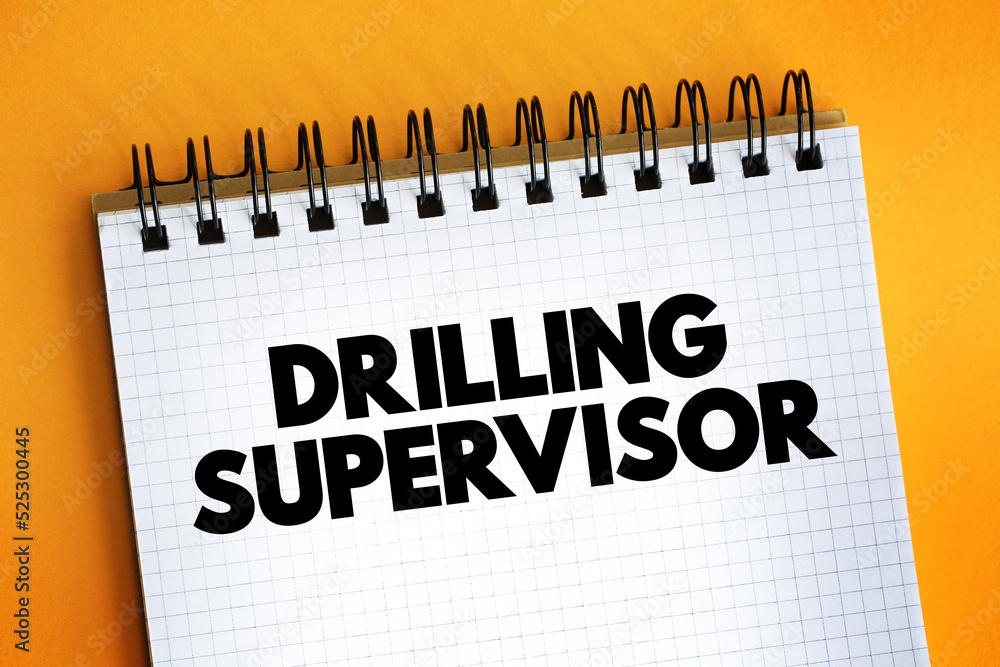 Drilling Supervisor - directs and controls all daily operational ...
