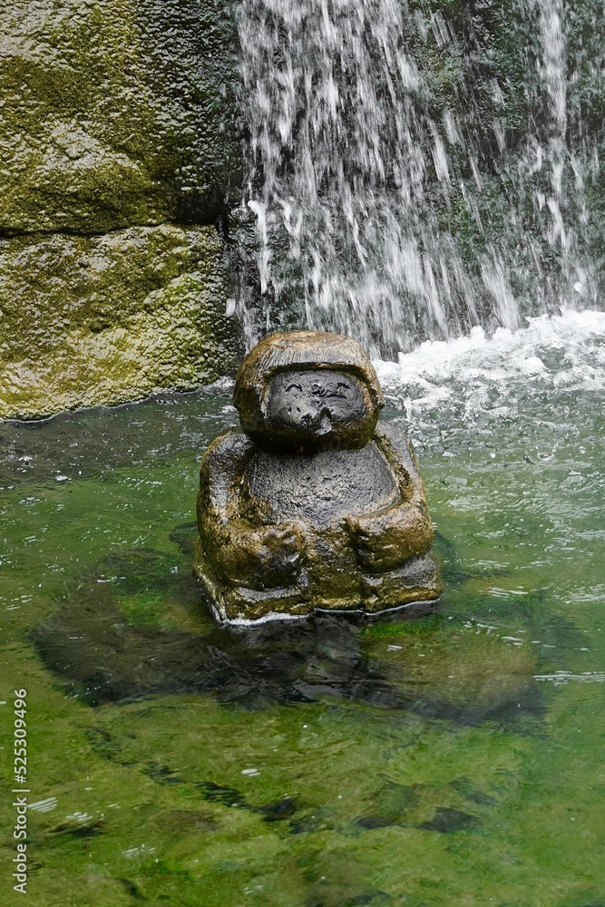 Japanese onsen statue, kami onsen, japan Stock Photo | Adobe Stock