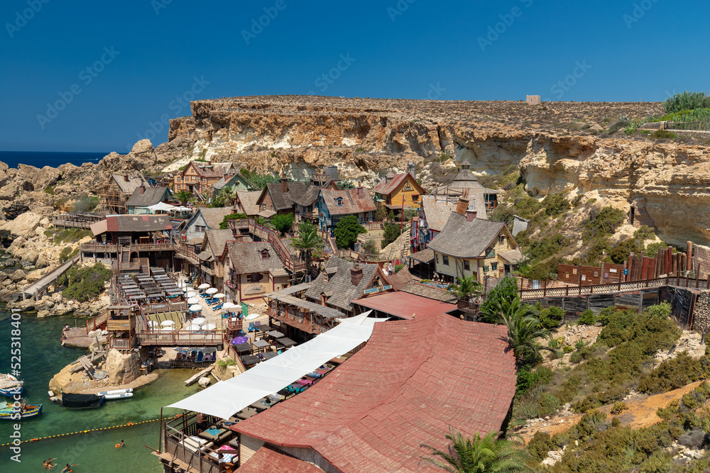 Photo & Art Print Popeye Village, also known as Sweethaven Village, is ...
