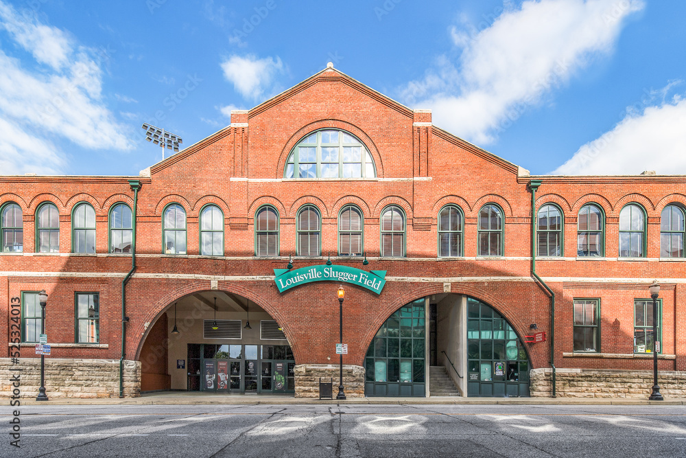 LOUISVILLE, KY, USA - JULY 23, 2018: the Louisville Slugger Field ...