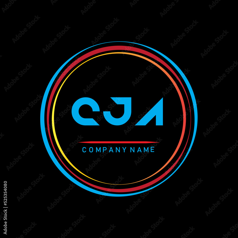 CJA letter logo,CJA letter design,letter CJA logo design,letter CJA ...