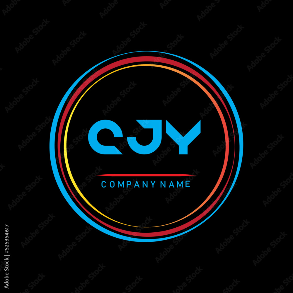 CJY letter logo,CJY letter design,letter CJY logo design,letter CJY logo design illustrator and ...