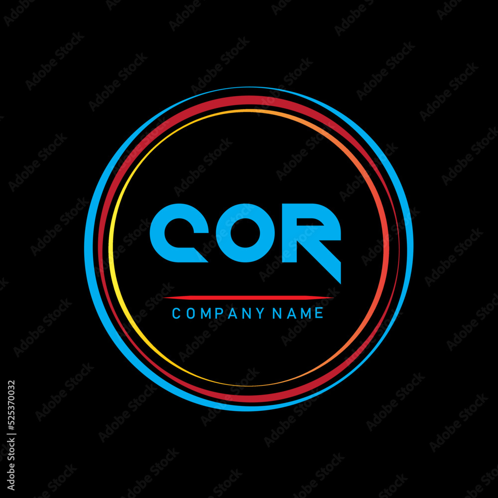 C O R,COR logo design,C O R letter logo design, COB letter logo desiGn ...
