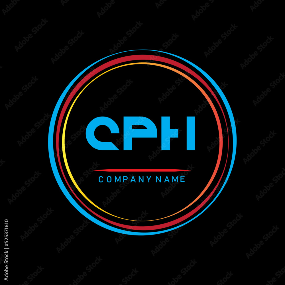 CPH letter logo,CPH letter design,letter CPH logo design,letter CPH ...