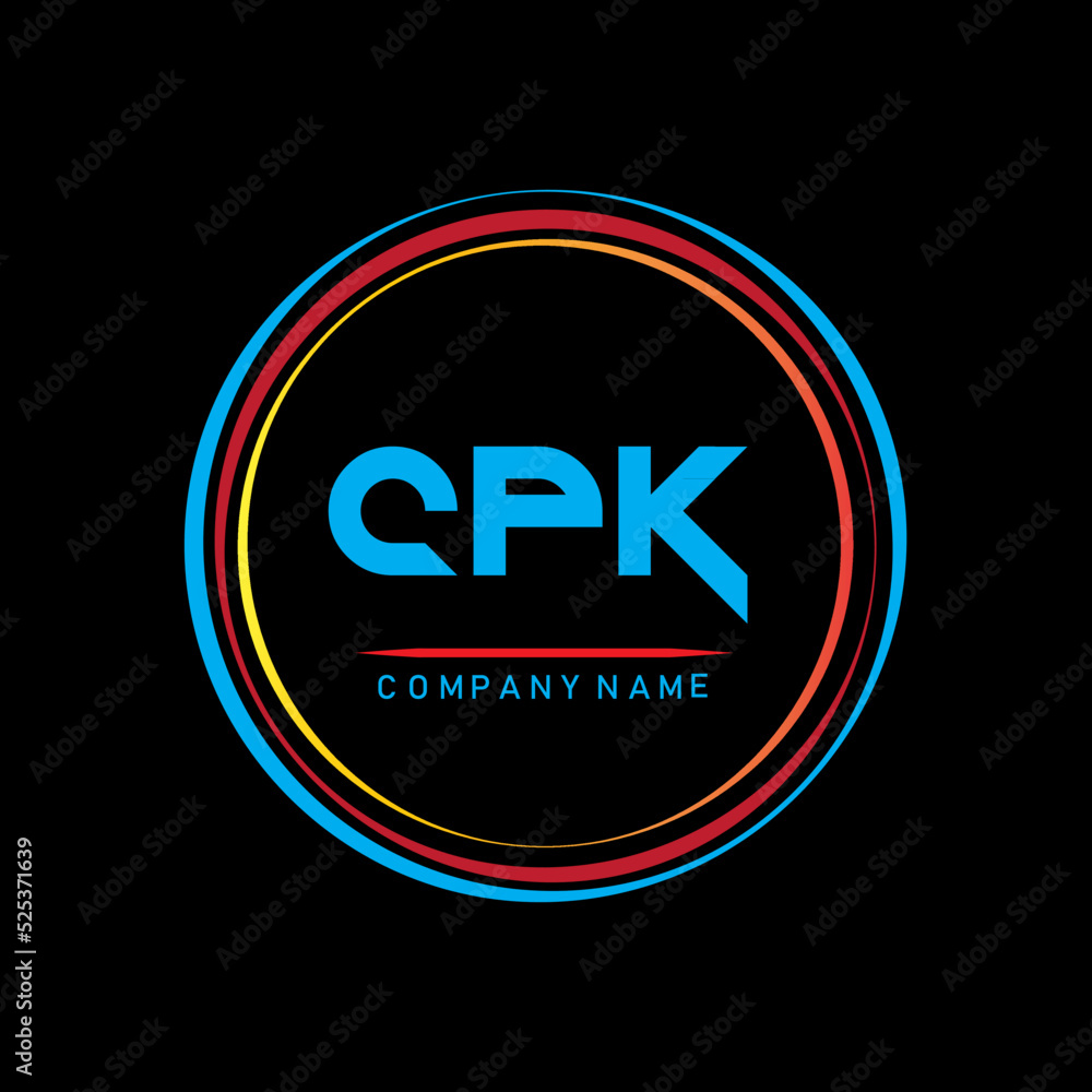 CPK letter logo,APK letter design,letter CPK logo design,letter CPK ...