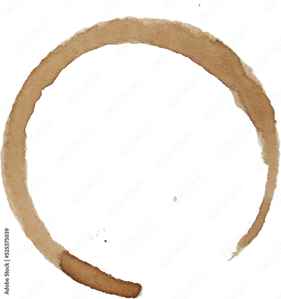 Coffee Stain Transparent Background Texture Real Stain Design Element ...
