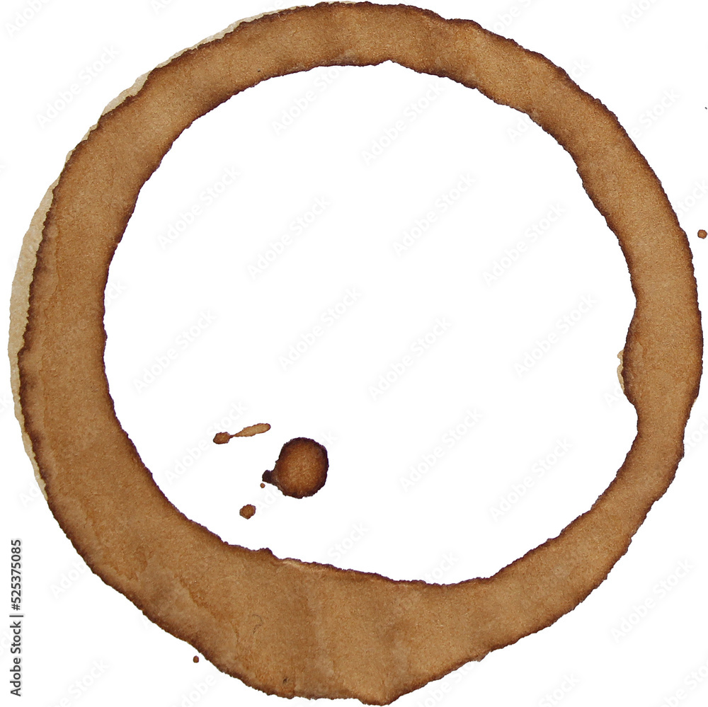 Coffee Stain Transparent Background Texture Real Stain Design Element ...
