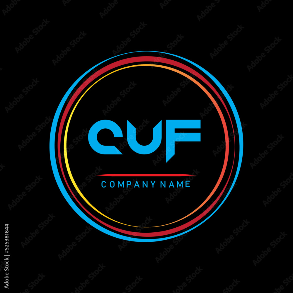CUF letter logo,CUF letter design,letter CUF logo design,letter CUF ...