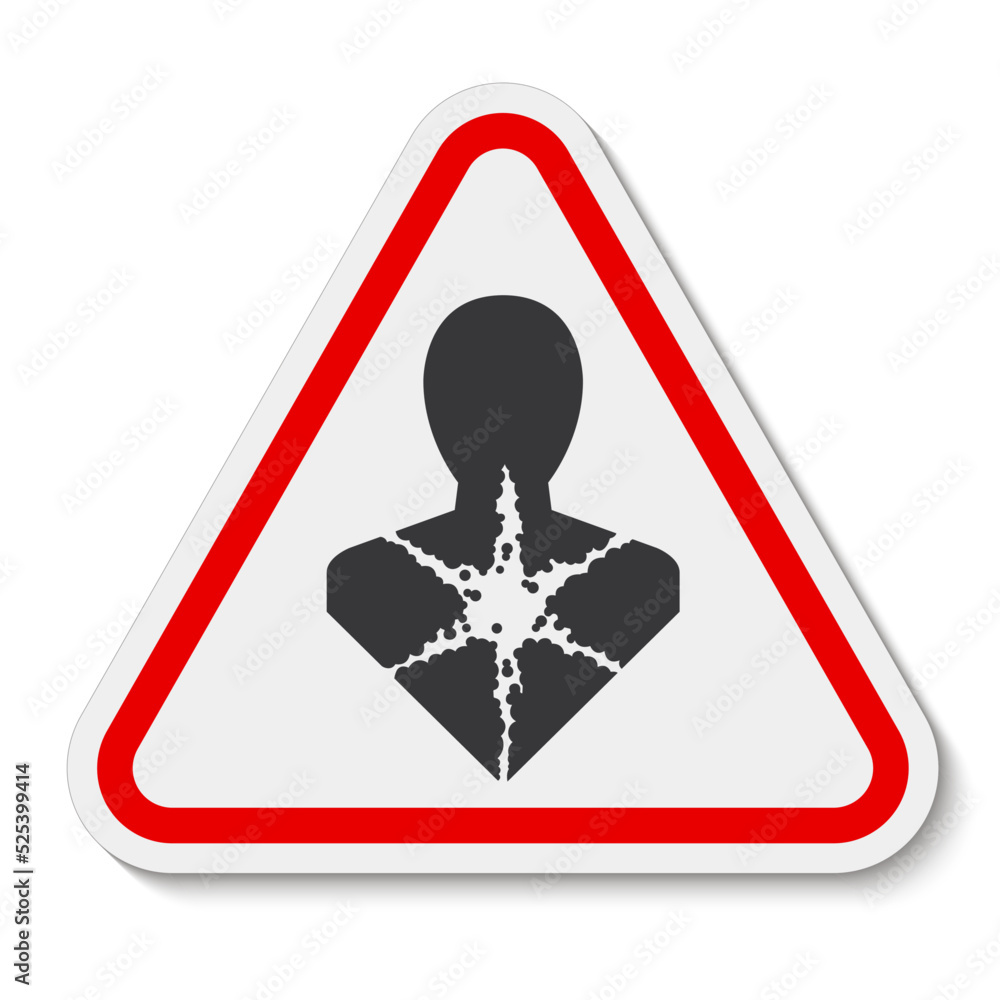 Health Hazard Symbol Label,Longer Term Health Hazard,GHS Hazard ...