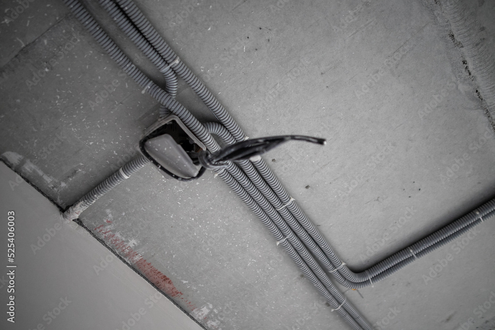 Fotka „Electrical conduit for cable routing between electrical ...