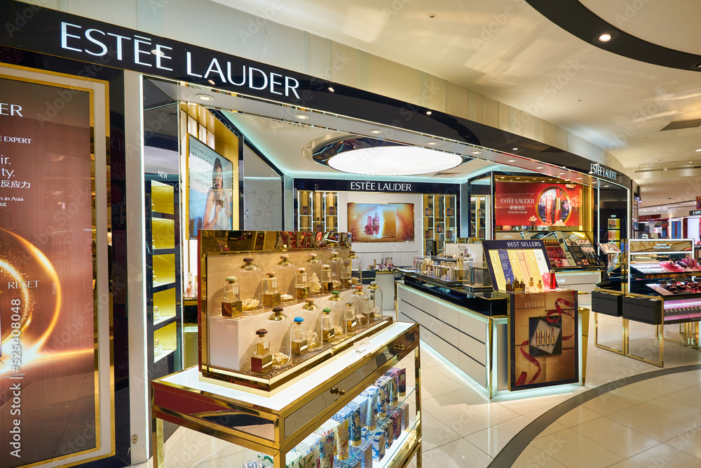 KUALA LUMPUR, MALAYSIA - CIRCA JANUARY, 2020: Estee Lauder personal ...