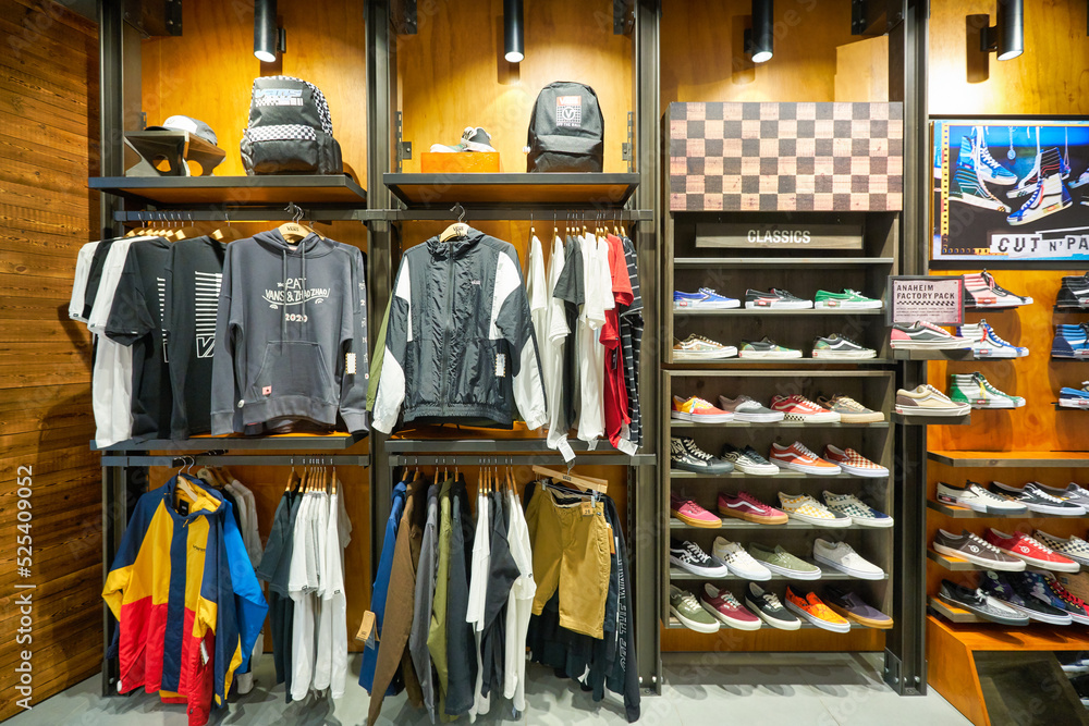 KUALA LUMPUR, MALAYSIA - CIRCA JANUARY, 2020: interior shot of Vans ...