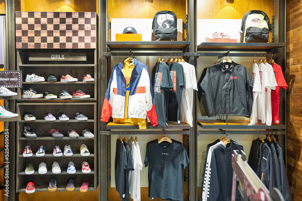 KUALA LUMPUR, MALAYSIA - CIRCA JANUARY, 2020: interior shot of Vans ...