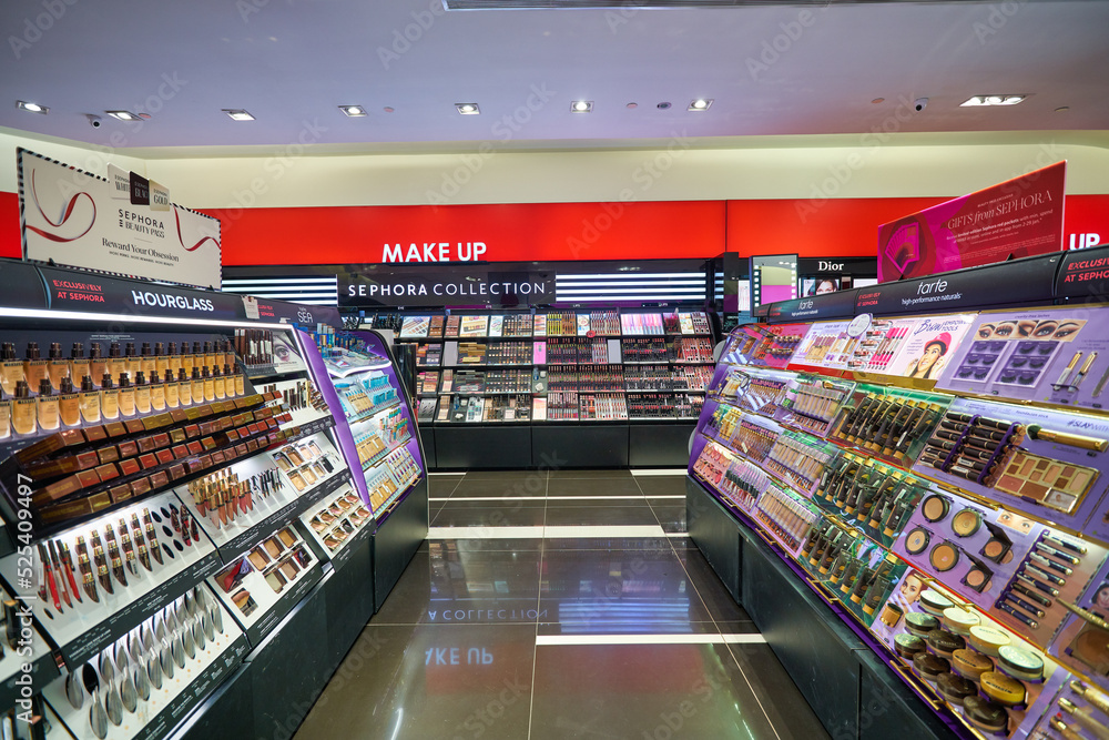 KUALA LUMPUR, MALAYSIA - CIRCA JANUARY, 2020: personal care products on ...