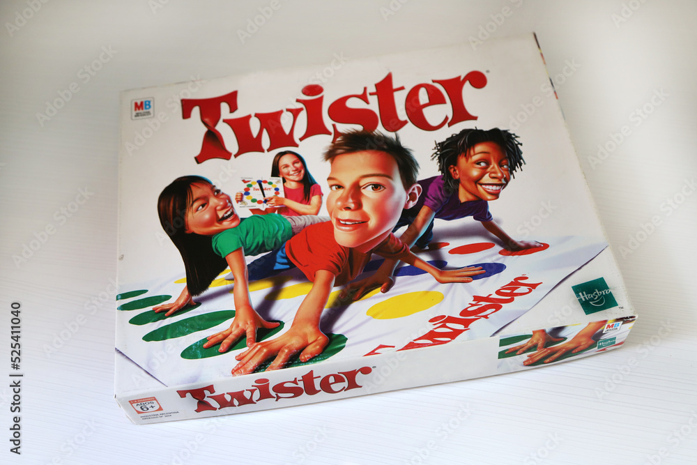 Twister. The crazy game that twists you. Game for children and adults ...