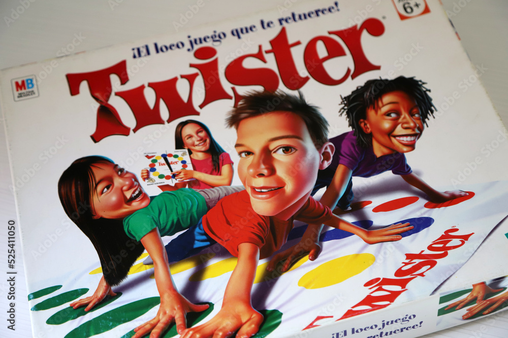 Twister. The crazy game that twists you. Game for children and adults ...