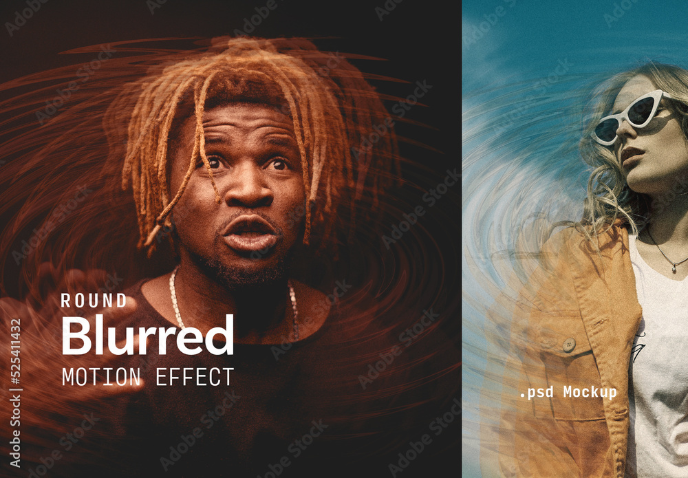 Round Blur Motion Effect Stock Template | Adobe Stock