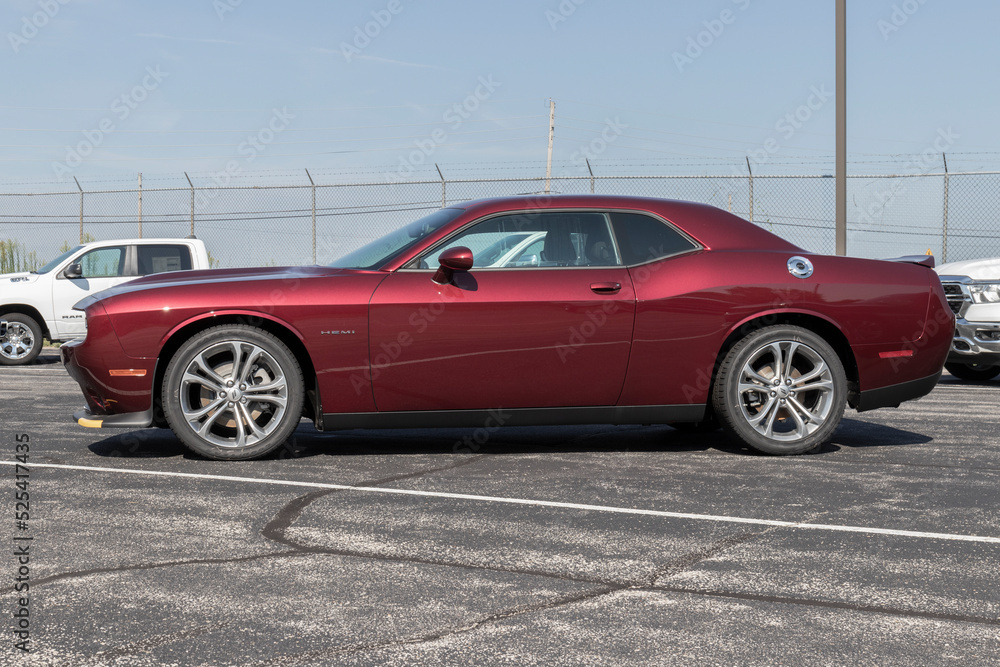 Dodge Challenger display. Stellantis offers the Challenger in SXT, GT ...