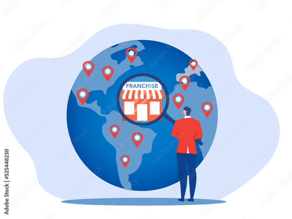 Global business expansion,with Real estate business Franchise shop ...