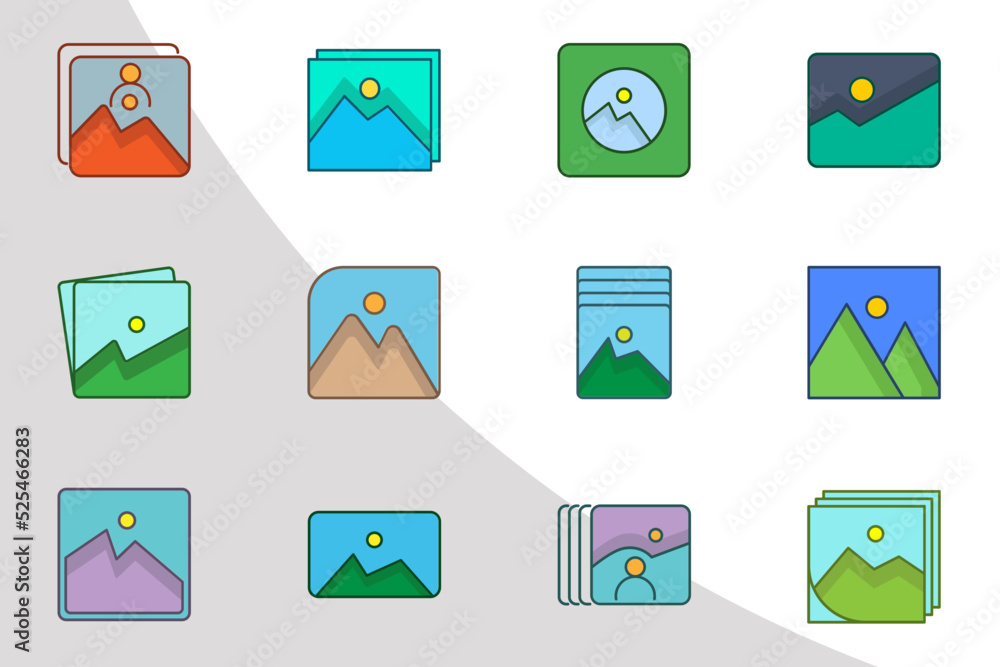 Image Icons Color, Images Svg, Image Bundle, Icon Bundle, Photo Svg ...