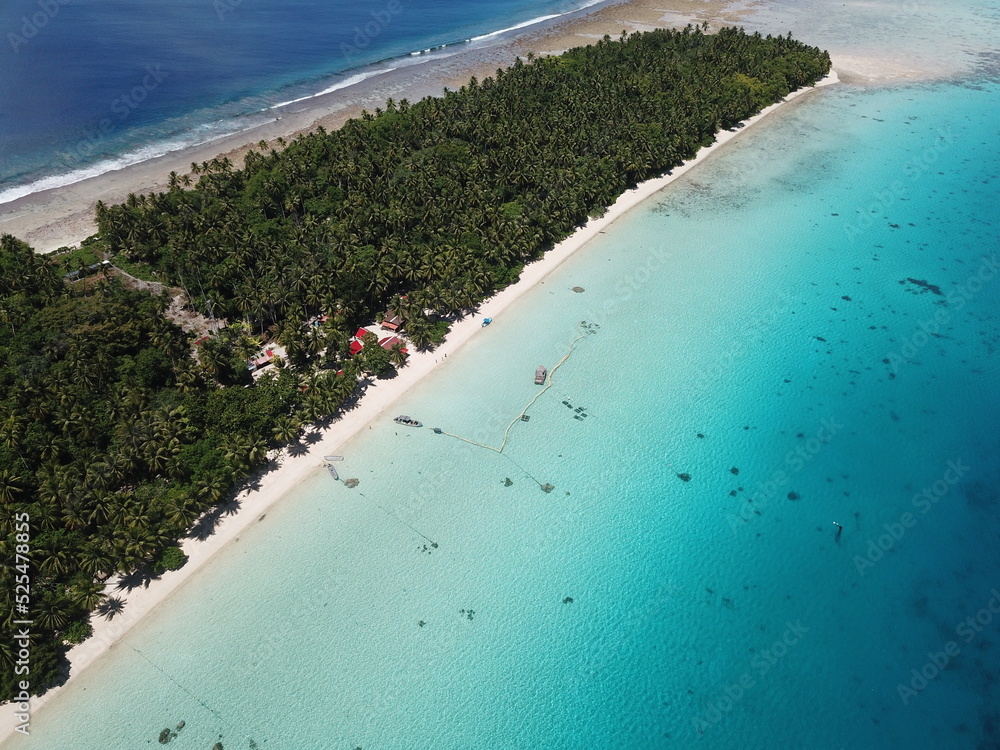 Ant atoll in Pohnpei, Micronesia（Federated States of Micronesia） Stock ...