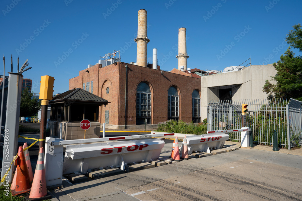 Washington, DC, USA - June 25, 2022: Entrance to the Capitol Power ...