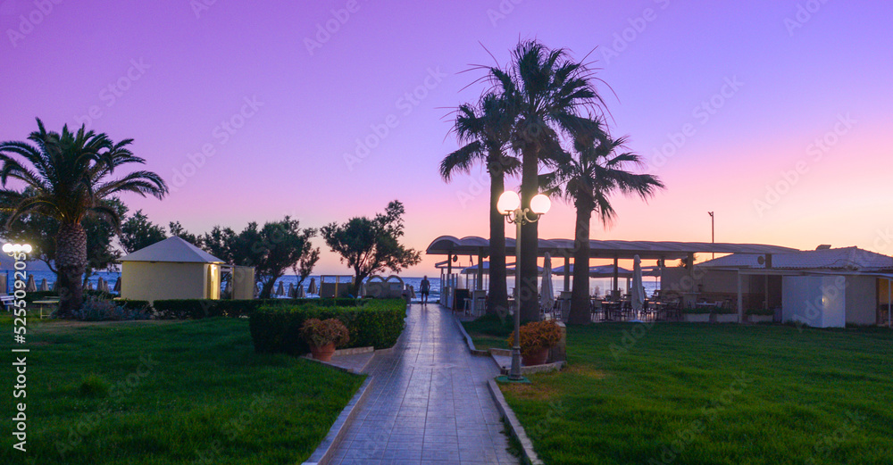 Paralia Kourna/Georgioupoli-Chania/Kreta (Griechenland) Stock Photo ...