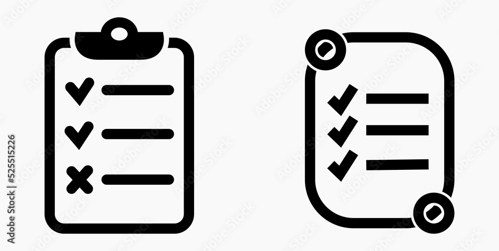 Icon list or roster, schedule, register. Label catalog or scrol. Bil or ...