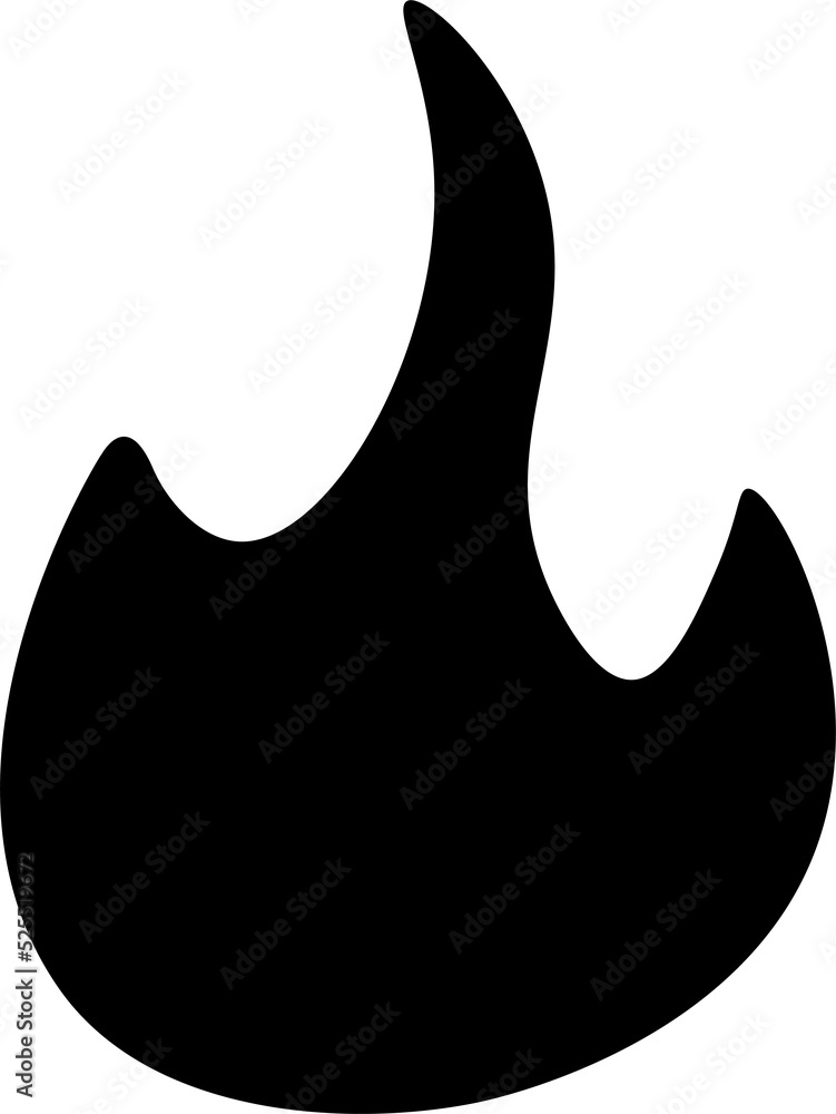 fire design illustration isolated on transparent background Stock ...