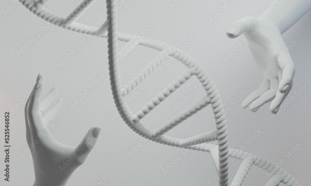 dna human helix molecules cell, research of science biological,man with ...