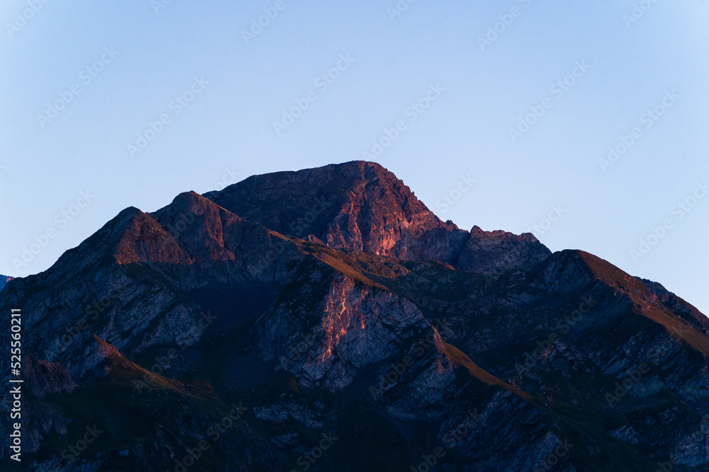 Majestic scenery of rough mountain ridge Stock Photo | Adobe Stock