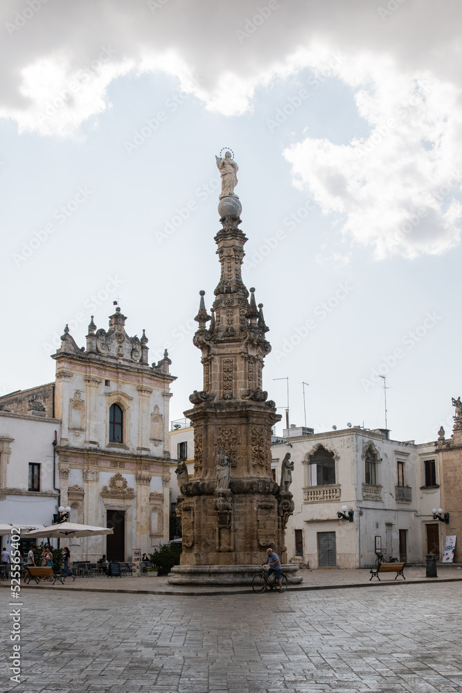 Apulia, Italy. View of Nardo. Baroque towns of Apulia. Ancient Nardo ...