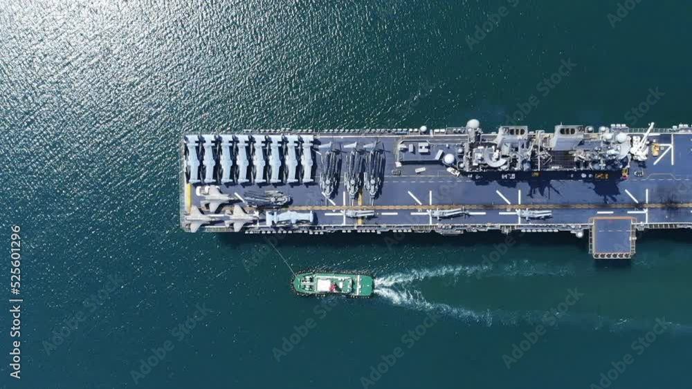 Nuclear ship Military navy ship war ship carrier full loading fighter ...