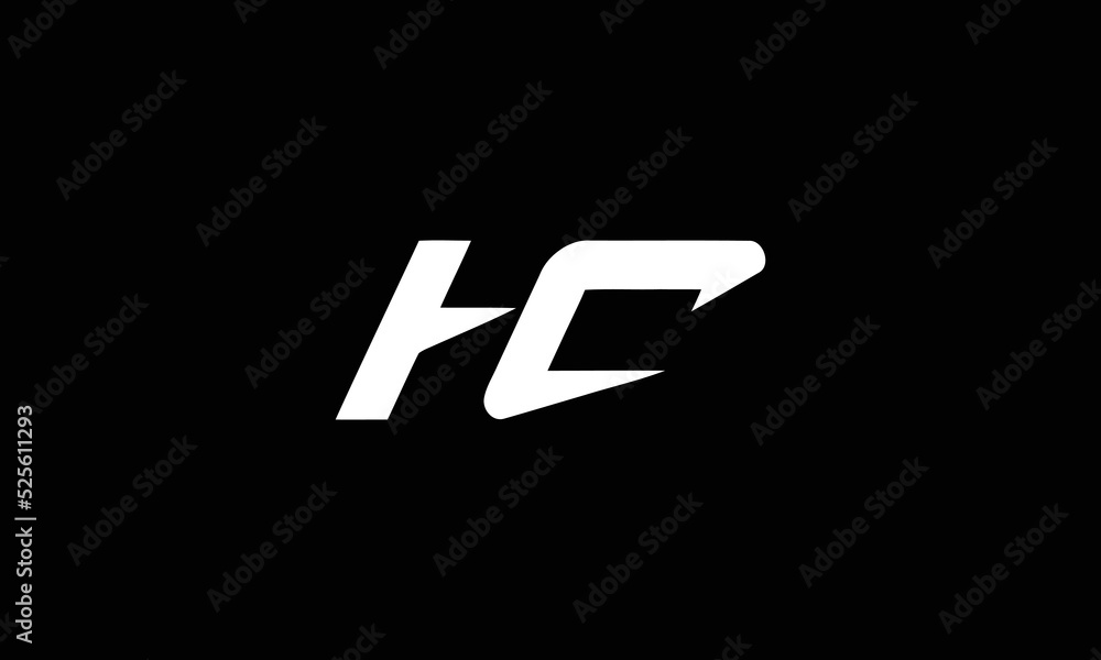 HC Logo Letter design template, Letter hc logo design, Alphabet letters ...