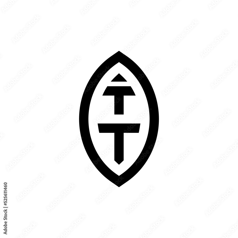 TT bold line geometric initial logo design which is good for branding ...