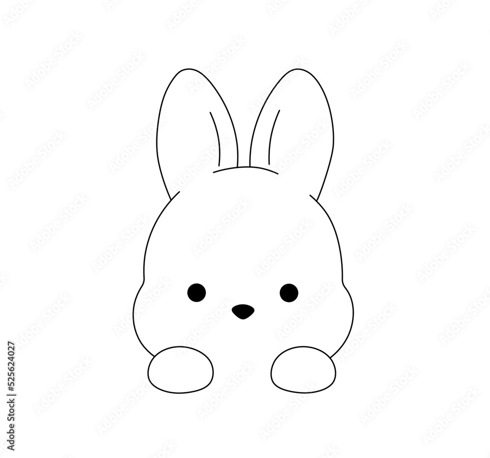 Cute Chibi Bunny Drawing