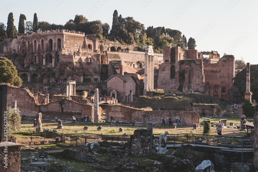 Villa Jovis Roman palace on Capri, southern Italy, built by emperor ...