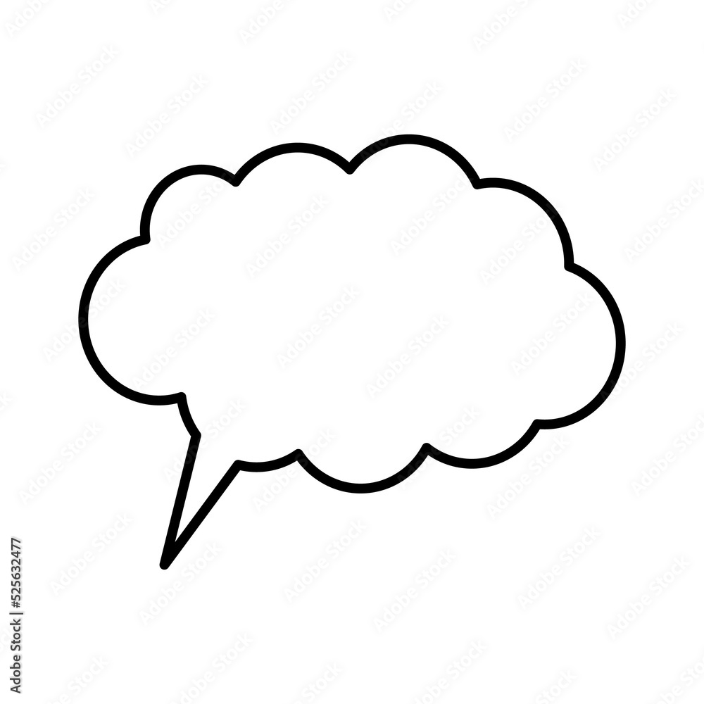 speech bubble, talk bubble, chat bubble, icon png transparent Stock ...